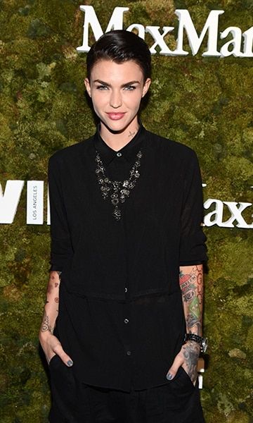 Justin Bieber meets look-alike model Ruby Rose at EDC in Las Vegas