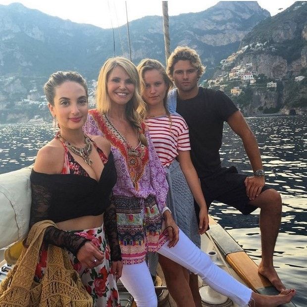 Sailor Brinkley Cook is a look-alike of supermodel mom Christie Brinkley