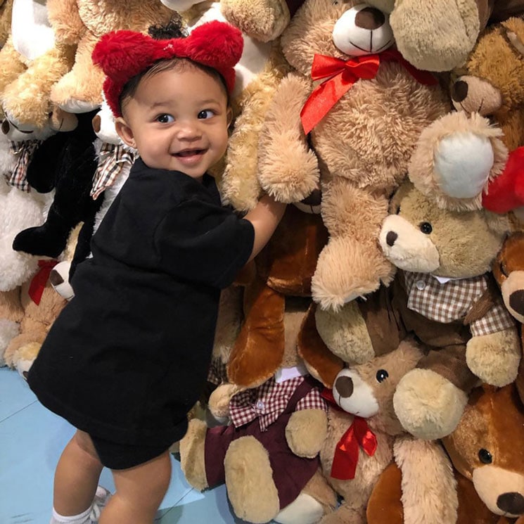 Kylie Jenner's daughter Stormi watches dad perform at Super Bowl