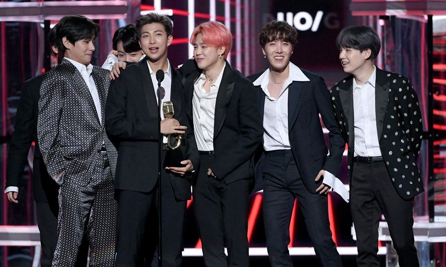 BTS the k-pop group makes history at the 2019 Billboard Music Awards
