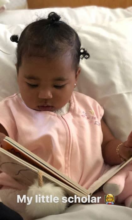 Tristan Thompson shows off True's latest milestone
