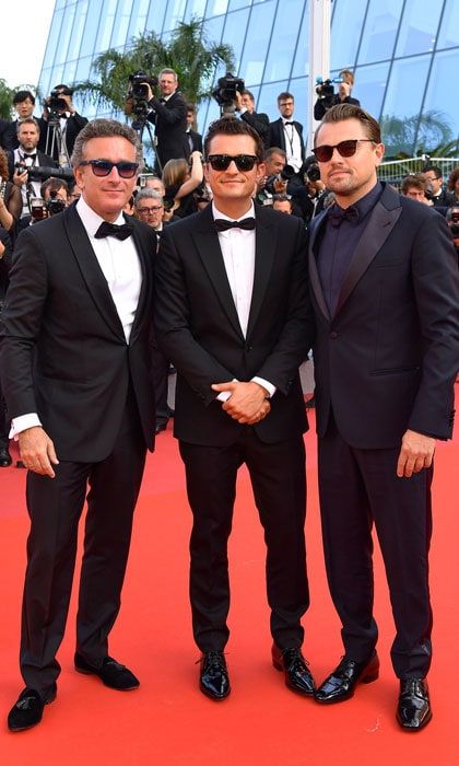 Leonardo DiCaprio joins Orlando Bloom on the carpet at Cannes 2019