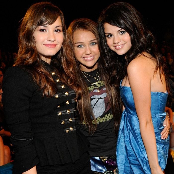 Miley Cyrus squashes rumors about feuds with Selena Gomez and Demi Lovato