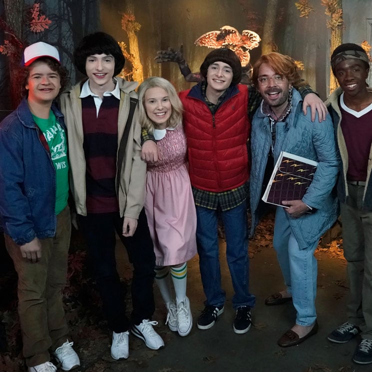 The cast of 'Stranger Things' scare tourists in NYC