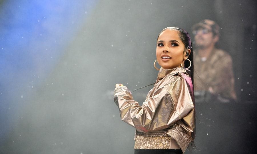 Becky G talks about her singing career and admits she is 'still growing'