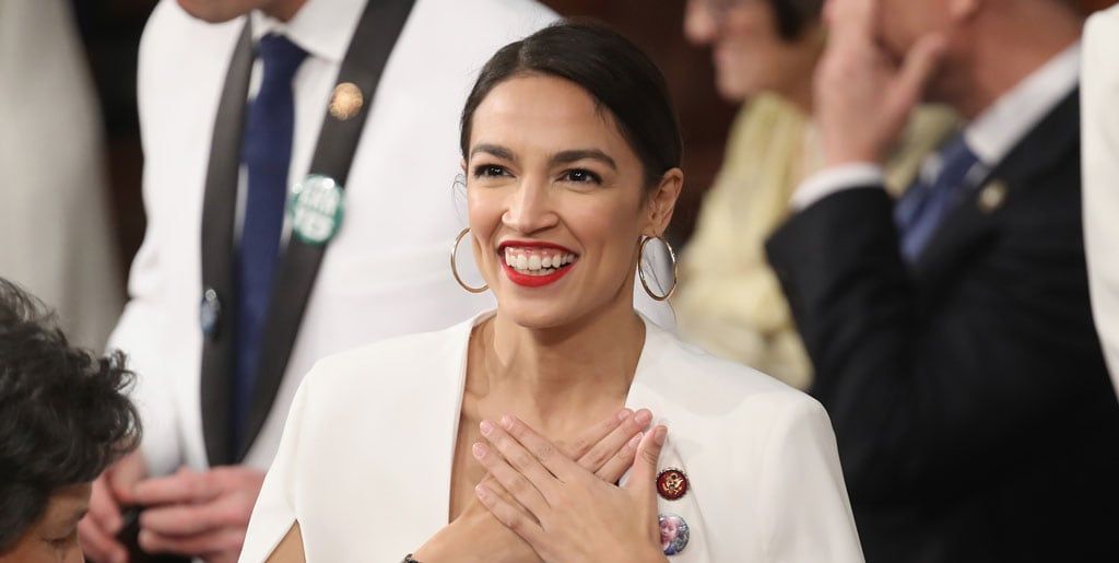Alexandria Ocasio-Cortez State of the Union style