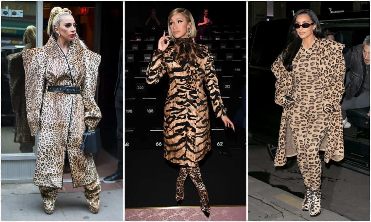 Kim Kardashian, Cardi B, and Lady Gaga fall prey to leopard print