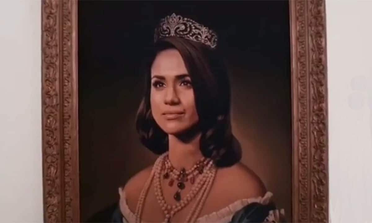 Meghan Markle's first royal portrait tops off her baby shower weekend